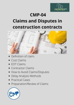 CMP-04 Claims and Disputes in construction contracts - Frontier PM
